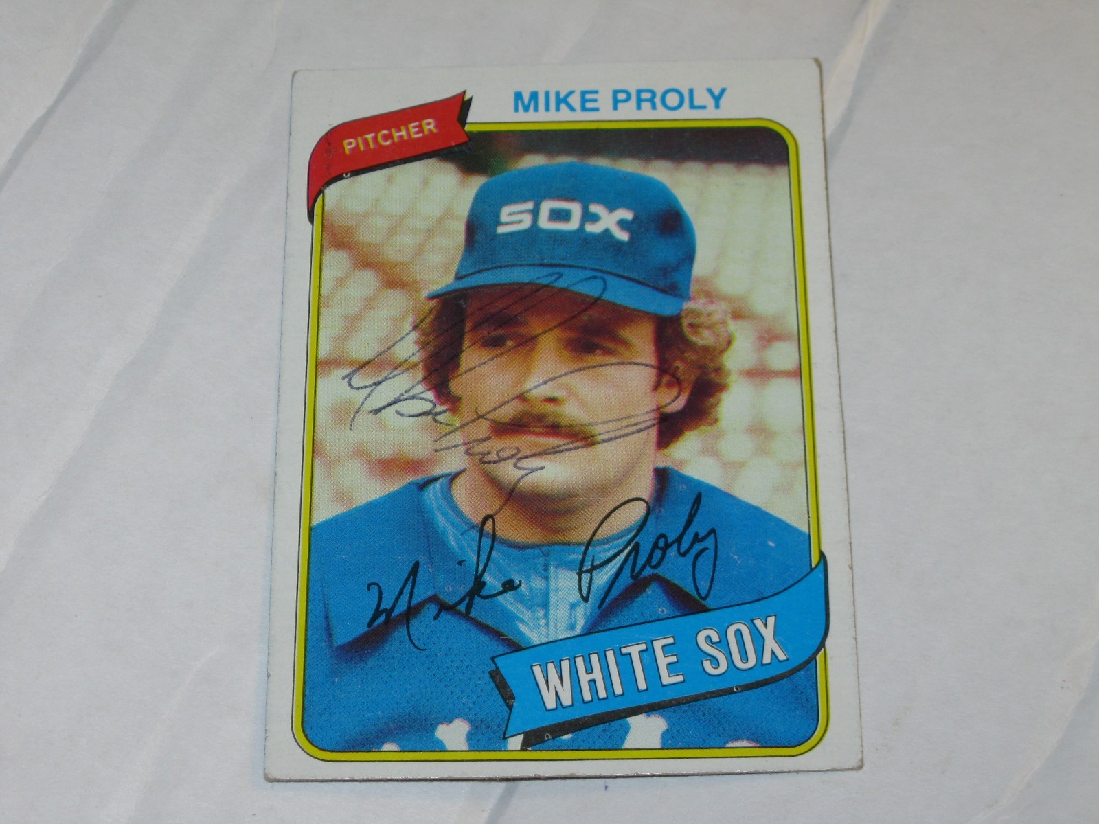 Mike Proly Autographed Baseball Card | eBay