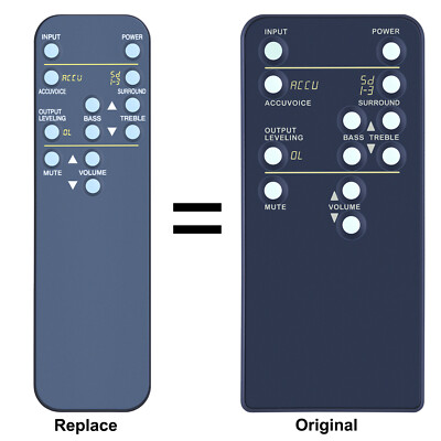 For ZVOX OMNI SoundBase Replacement Remote Control AV200 AV205 ZVOX 670 ...