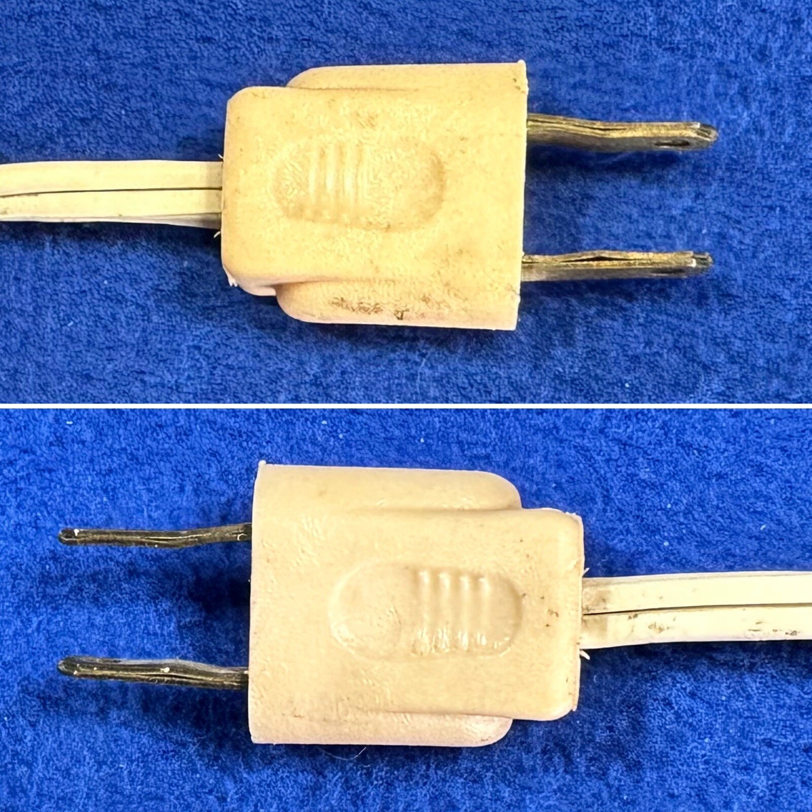 Vintage ELECTRICORD Two-Line Extension Cord / Each 73" / 15 A-125 V / 2 ...