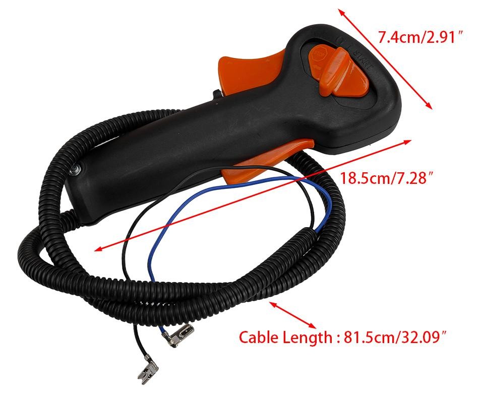 For Stihl FS90 FS100 FS130 Trimmer Throttle Control Handle Trigger ...