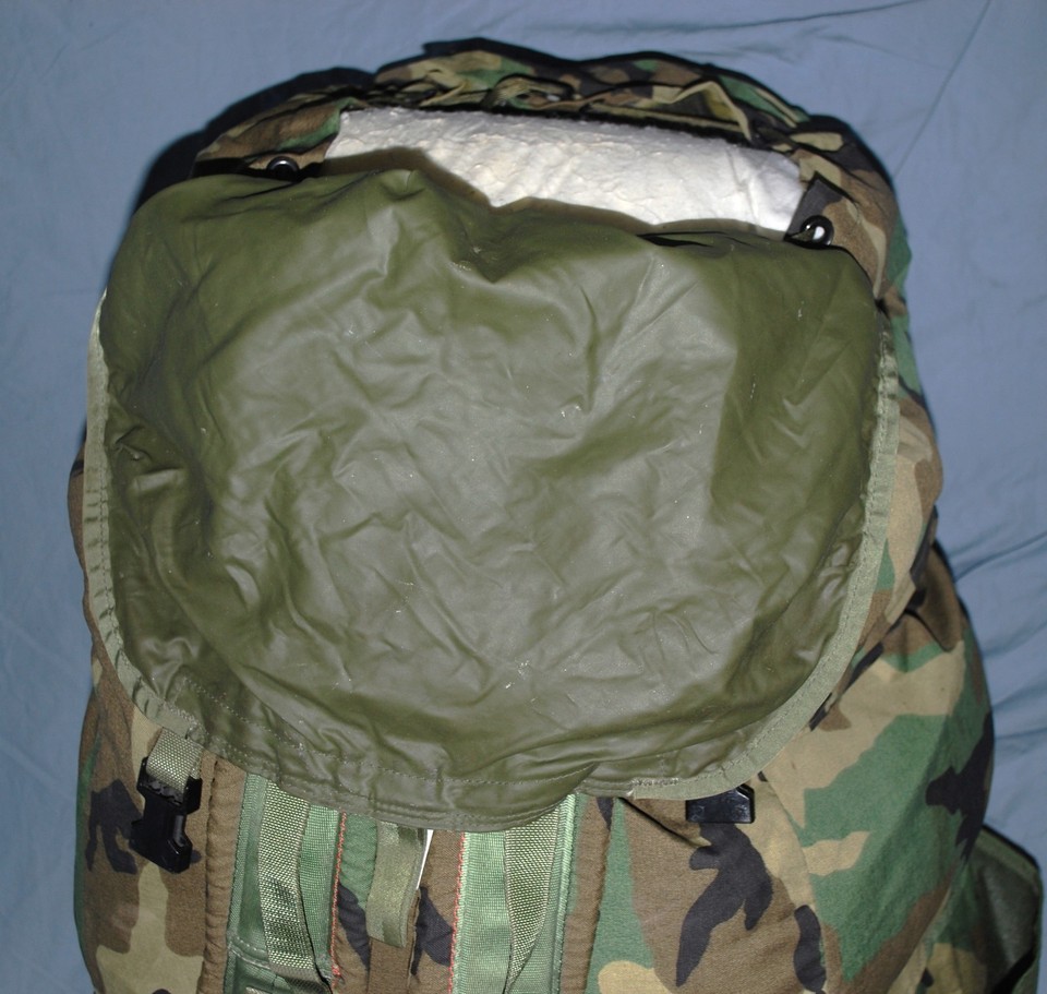 USGI Woodland Camo Crew Equipment Bag Good Condition | eBay