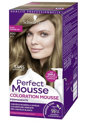 Coloration perfect mousse 800 blond 98% naturelle Schwarzkopf | eBay