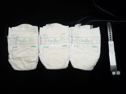 Pampers Swaddlers preemie diapers, P1 6lbs. for Reborn or baby doll ...