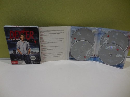 DEXTER, THE SECOND SEASON. MICHAEL C. HALL. DVD. 4 DISC BOX SET .(B19 ...