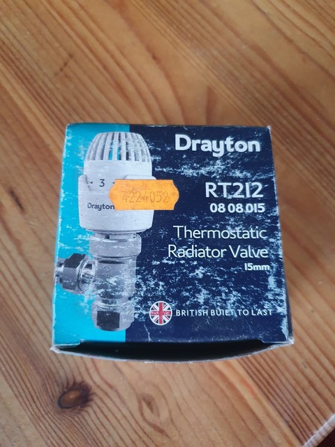 Drayton RT212 Thermostatic Radiator Valve - White for sale online | eBay