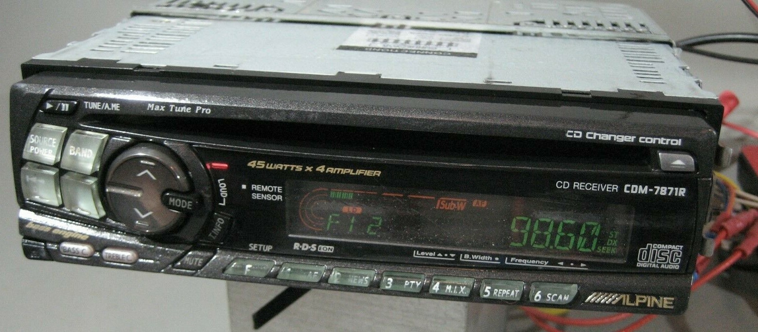 Autoradio Alpine CDM 7871 R (378) CD OK . Radio ok > Wechsler ...
