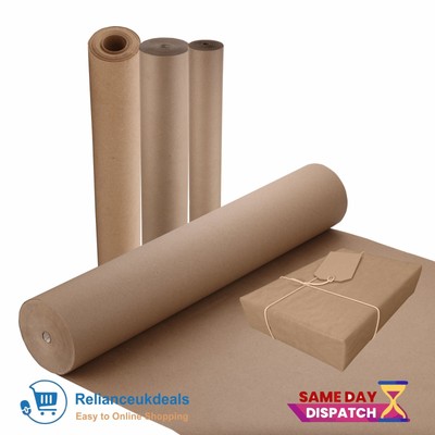 Strong Brown Kraft Wrapping Parcel Packing Paper 90 GSM Packaging Paper ...