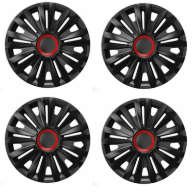FITS MERC VITO WHEEL TRIMS HUB CAPS PLASTIC COVERS FULL SET 16" INCH ...