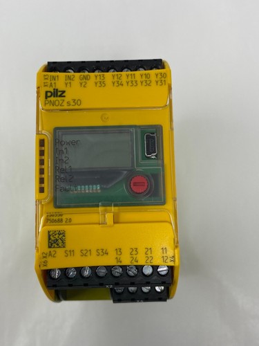 PILZ 750330 Speed Monitoring Safety Relay PNOZ s30 24-240VACDC 2 n/o 2 ...