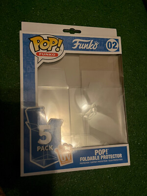 POP Funko Pop! 5 Pack Foldable Pop Protector Cases - UV Protected ...