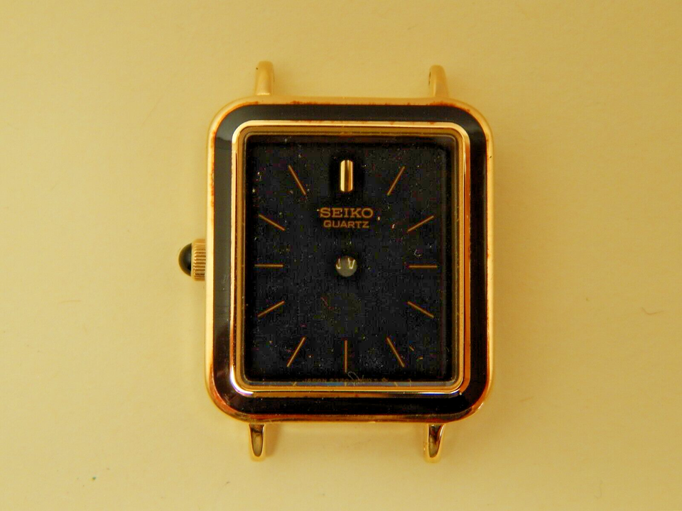 Vintage Ladies Seiko Sample watch Gold Toned 2320-581D XT380 NEW OLD ...