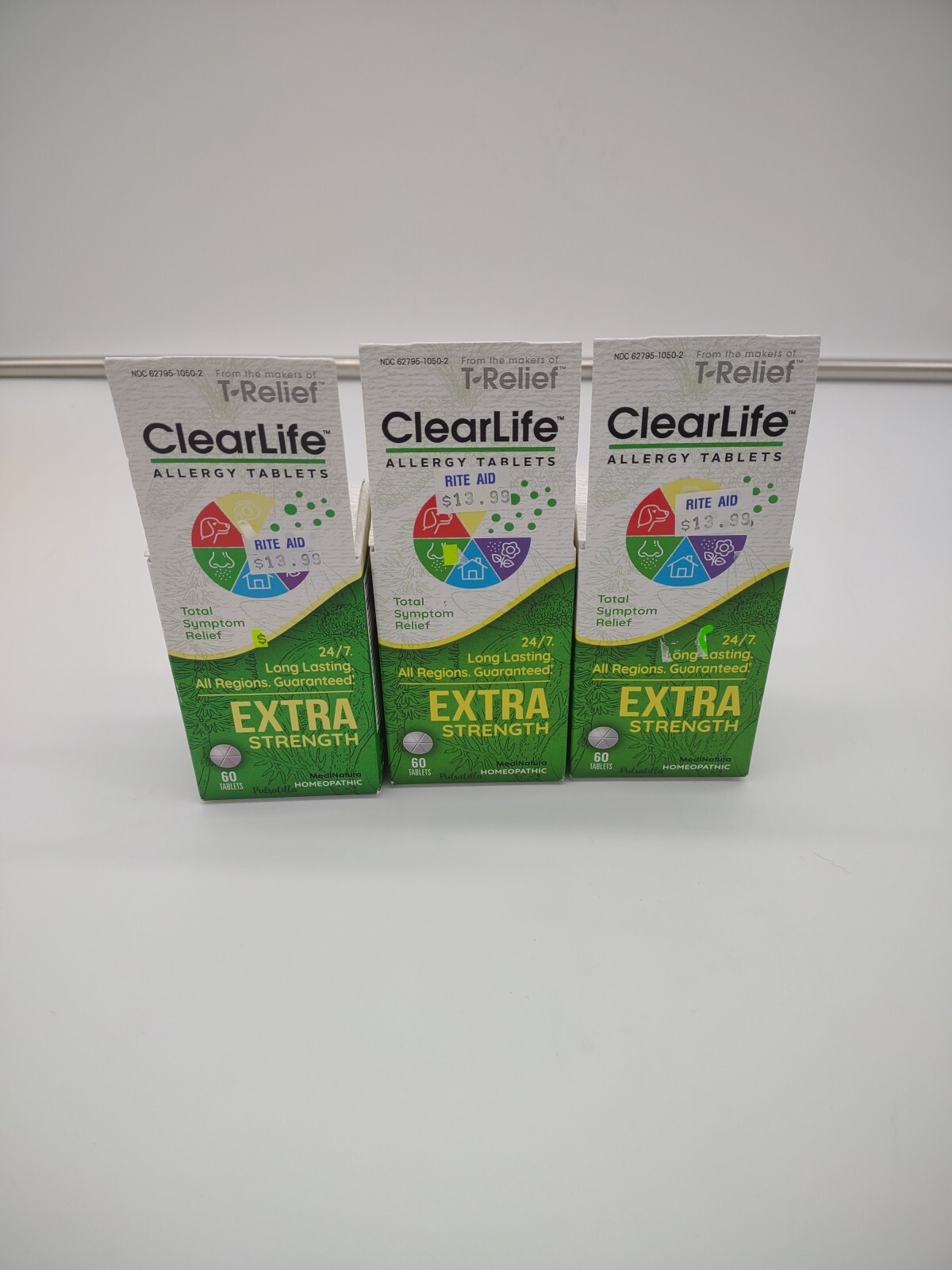 MediNatura T-Relief Clearlife Allergy Tablets 8/2024 Homeopathic Lot ...