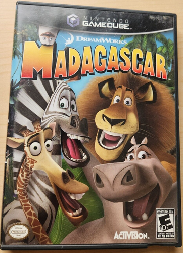 Madagascar Game Nintendo GameCube 2005 w/Manual +Warranty CIB Free ...
