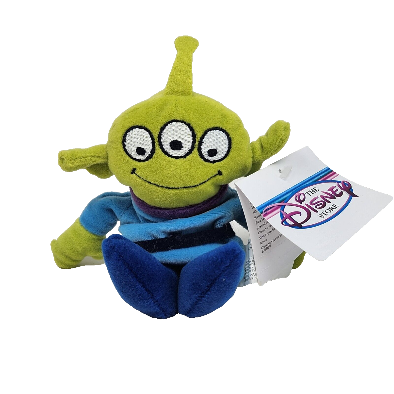 VINTAGE DISNEY STORE TOY STORY ALIEN STUFFED ANIMAL PLUSH BEAN BAG TOY ...
