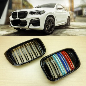 2019-2022 5-door Gloss Black M-Color M Style Front Grille For BMW X4 ...