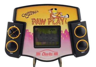 Vintage 1990 Chester Cheetah's Paw Play Electronic Handheld LCD Game ...