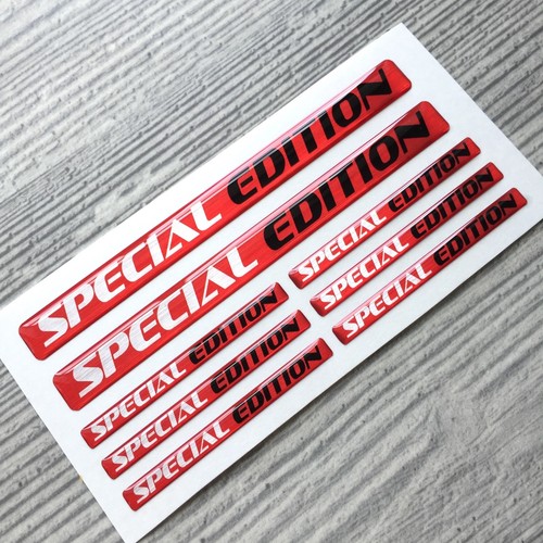 Special Edition Limited 3d domed emblem decal sticker car tuning | eBay