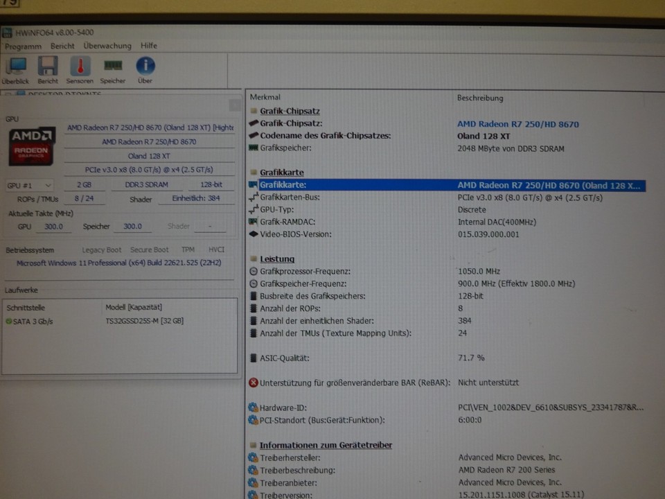 CLUB 3D RADEON R7 240 2GB DDR3 PCI-E 3.0 x8 GRAFIKKARTE DVI VGA HDMI # ...