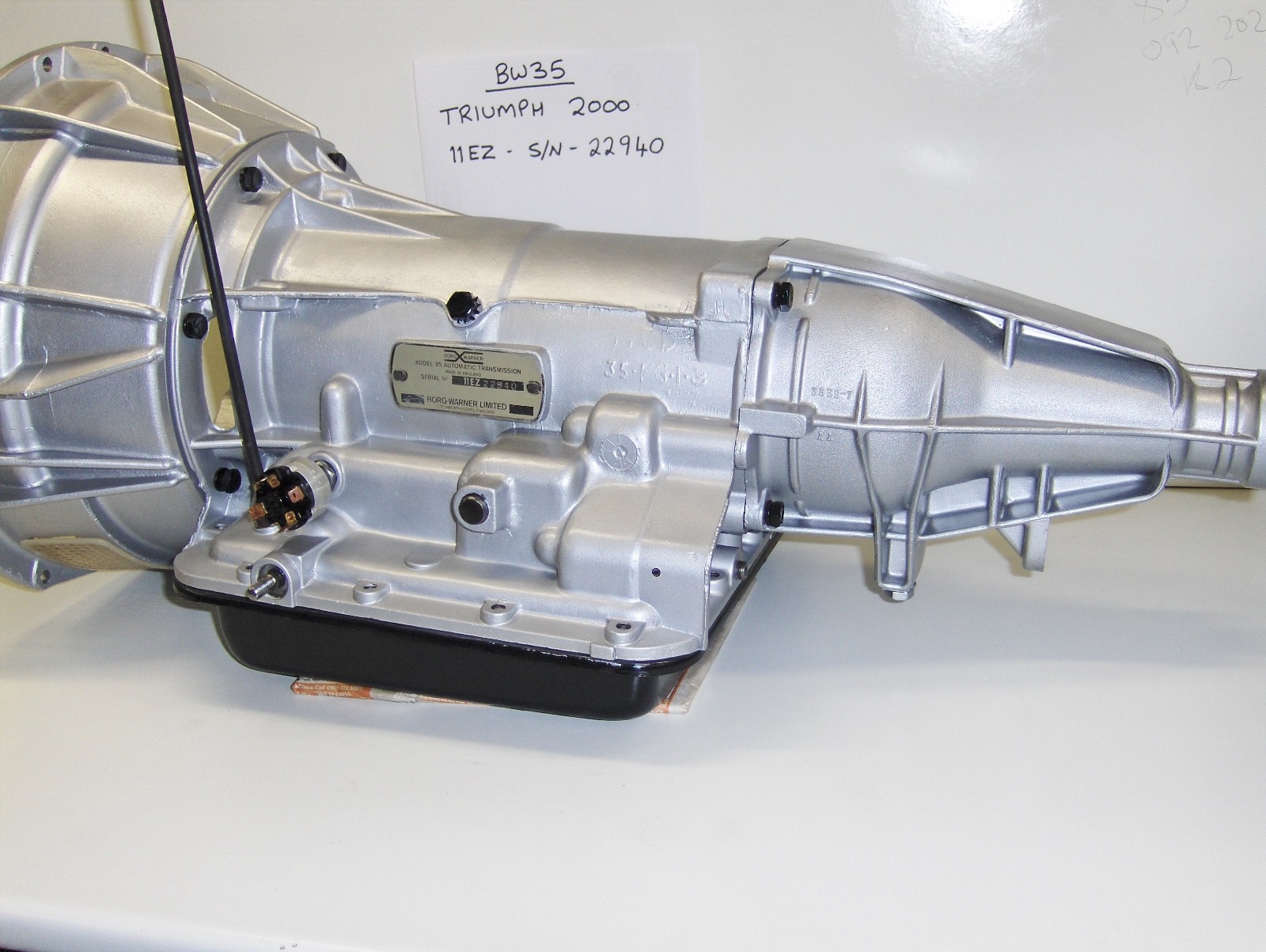 TRIUMPH 2000 GEARBOX BW35. BORG WARNER AUTOMATIC TRANSMISSION | eBay UK