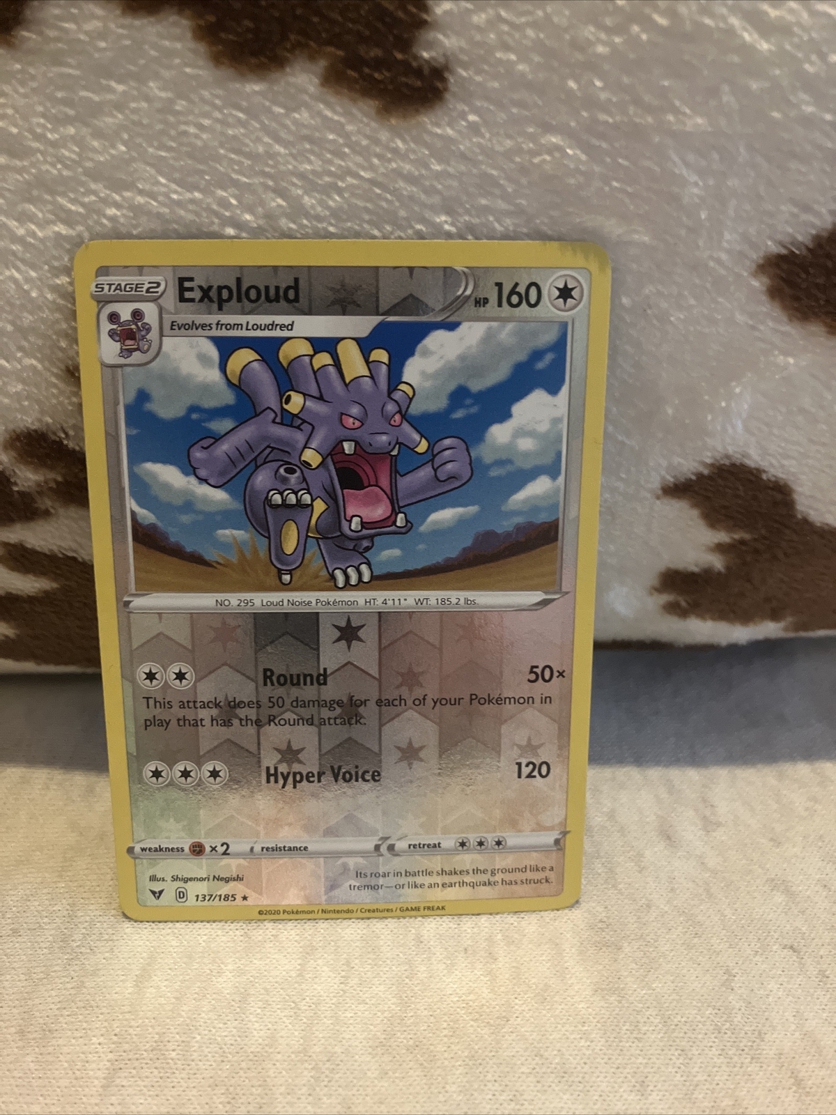 Pokémon TCG Exploud Vivid Voltage 137/185 Reverse Holo Rare | eBay