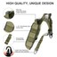 Tactical One Single Point / Two / Three Point Sling Strap Bungee Rifle ...