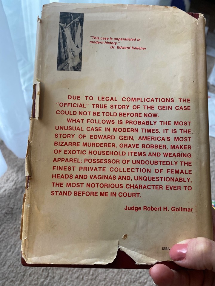 Edward Gein Signed copy, by the judge who presided over the trial. | eBay