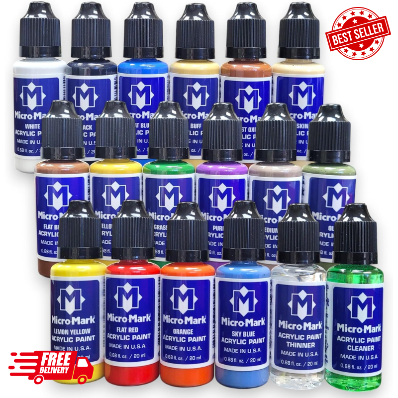 Color Model Paint Set Versatile Acrylic Paints for Models, Miniatures ...