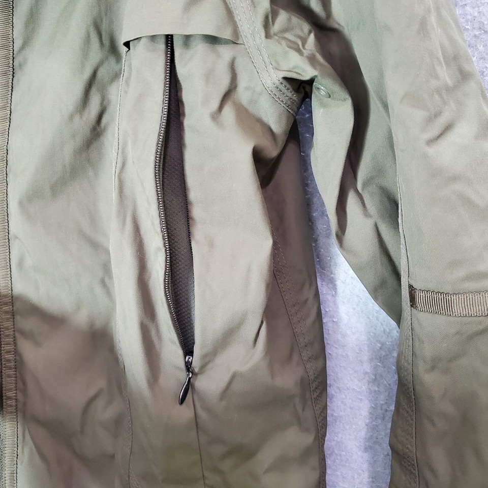 Lululemon Women Jacket Small Olive Fo Drizzle Rain Coat Hooded Full Zip ...