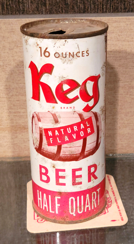 1967 16 OUNCE KEG JUICE PULL TAB BEER CAN MAIER BREWING LOS ANGELES ...