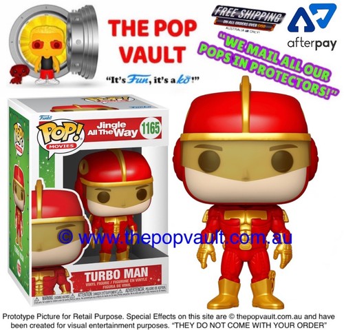 FUNKO POP VINYL MOVIES JINGLE ALL THE WAY #1165 TURBO MAN BNIB | eBay ...