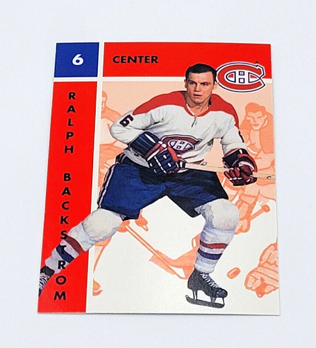 1995-96 Parkhurst Hockey 1966-67 Design Ralph Backstrom Montreal ...