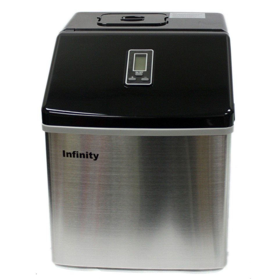 39 Lbs/Day Portable Table Top Ice Maker Making Machine Stainless Steel ...