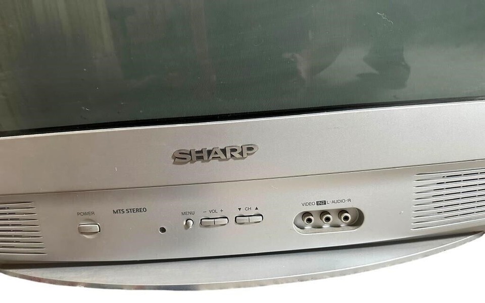 RARE Sharp 27” CRT TV 27C241 Gaming Monitor Television Old School ...