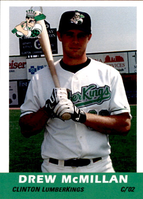 2002 Clinton Lumberkings Grandstand 30 Drew McMillan Yorba Linda ...