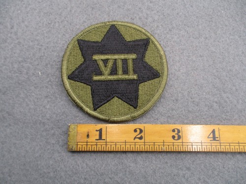 US Army 7th Corps Patch Subdued | eBay