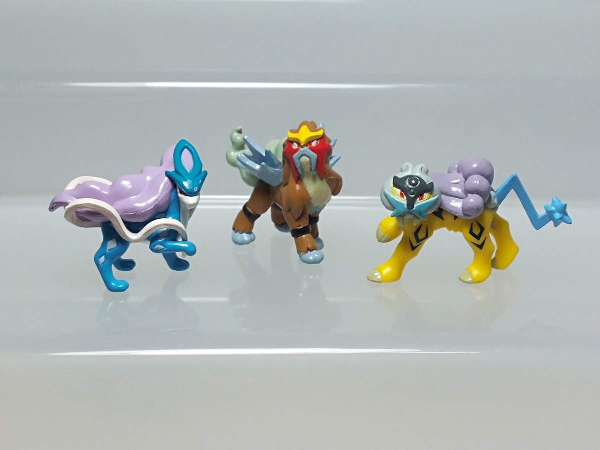 Pokemon Entei Suicune Raikou Pokemon Raikou + Entei + Suicune 3