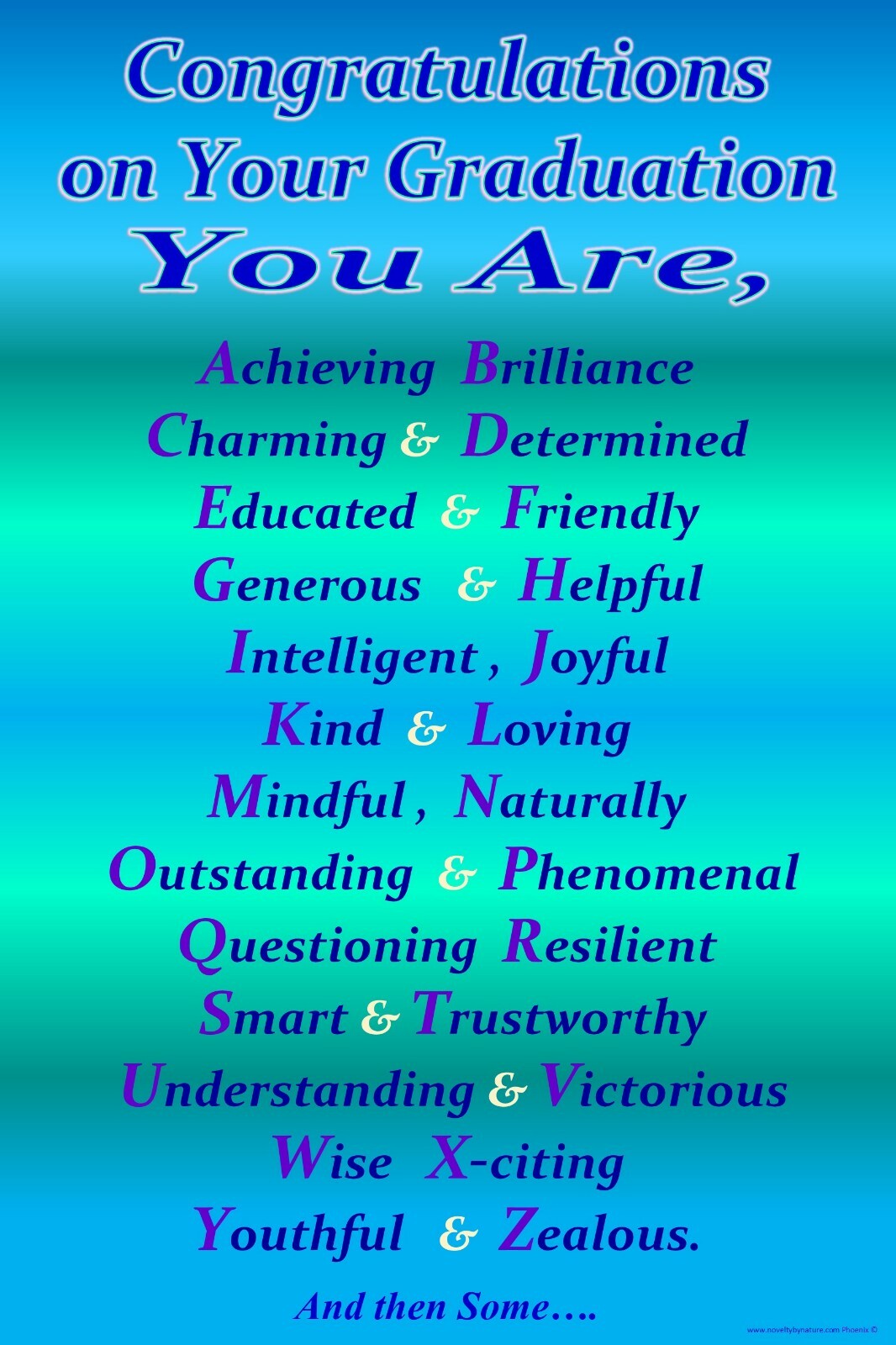 Graduate, Graduation Gifts, Graduation Affirmation Posters, Student ...