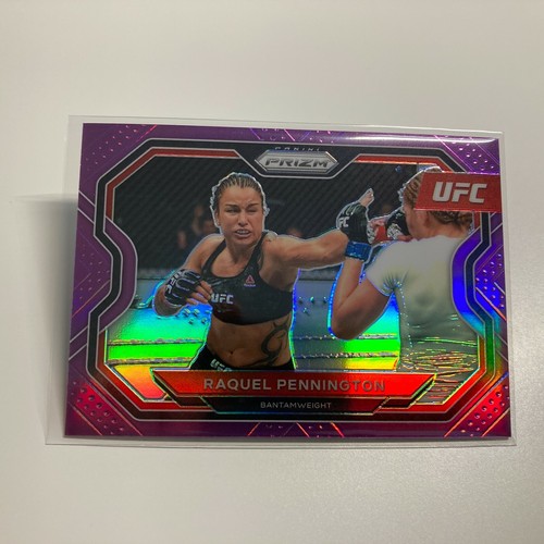 Raquel Pennington 2021 Panini Prizm UFC Purple Refractor Card 6/149 ...