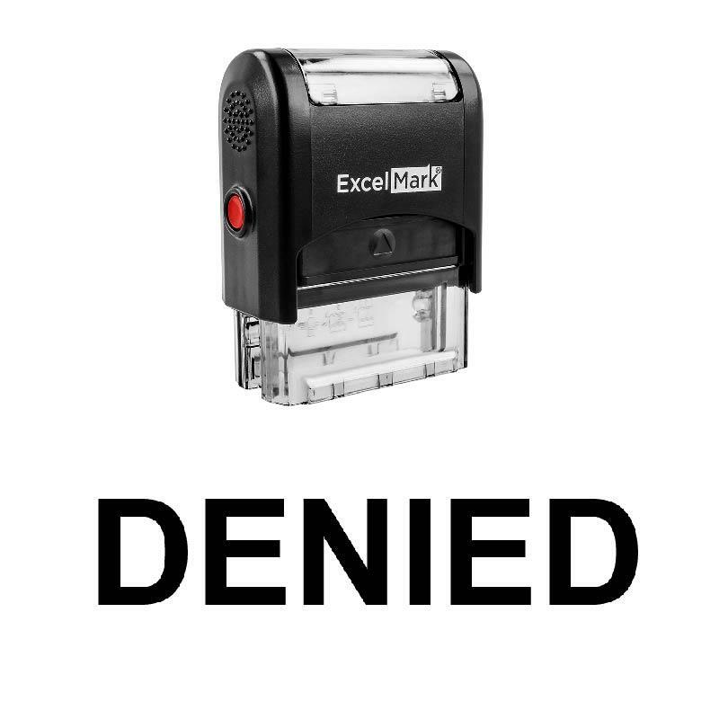 DENIED Stamp - Self-Inking / Black | eBay