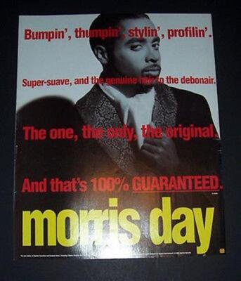 Morris Day Guaranteed 1992 Short Print Poster Type Advert, Promo Ad | eBay