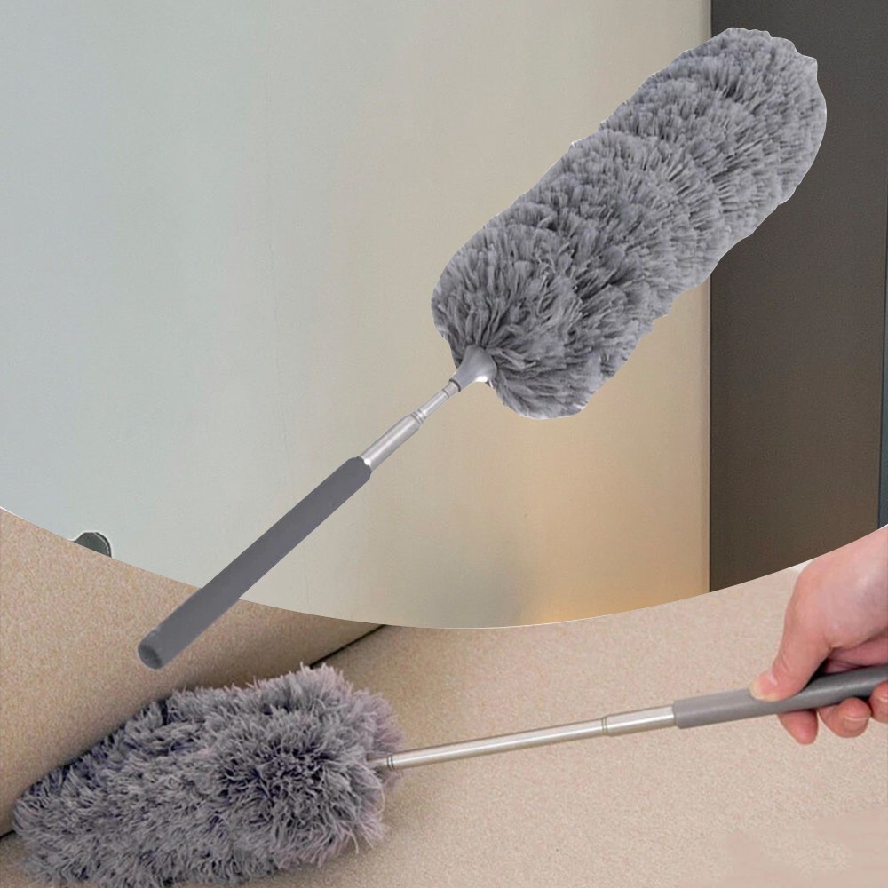 Extendable Handle Feather Duster Long Telescopic Static Duster Brush ...