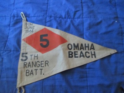WWII US ARMY D-DAY 5TH RANGER BATTALION OMAHA BEACH BARRACK BAR WALL ...