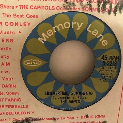 THE JAMIES 45 SINGLE, SEARCHING FOR YOU / SUMMERTIME, SUMMERTIME | eBay