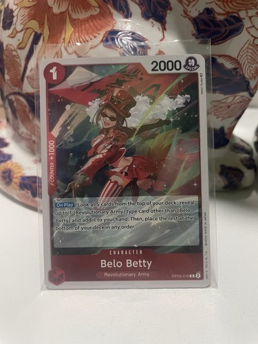 Foil Belo Betty OP05-015 R Awakening of the New Era One Piece TCG | eBay