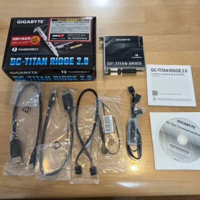 Gigabyte GC-Titan Ridge rev.2.0 Thunderbolt 3 Add-in Card DisplayPort ...