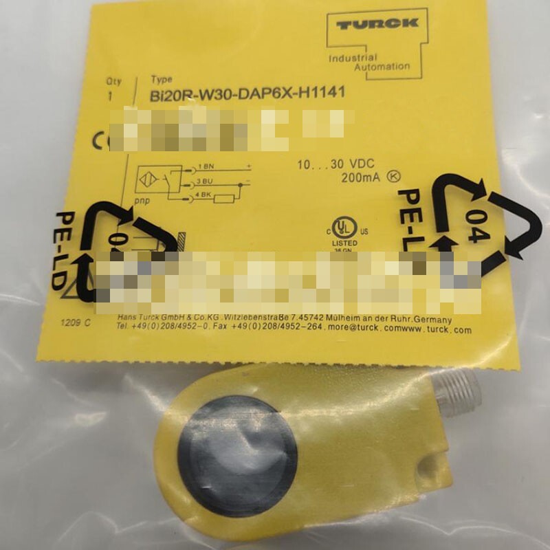 TURCK Proximity Switch BI20R-W30-DAP6X-H1141 Annular Sensor | eBay