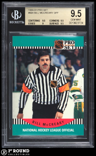 POP 1: Bill McCreary RC BGS 9.5: 1990-91 Pro Set Rookie Card #694 | eBay
