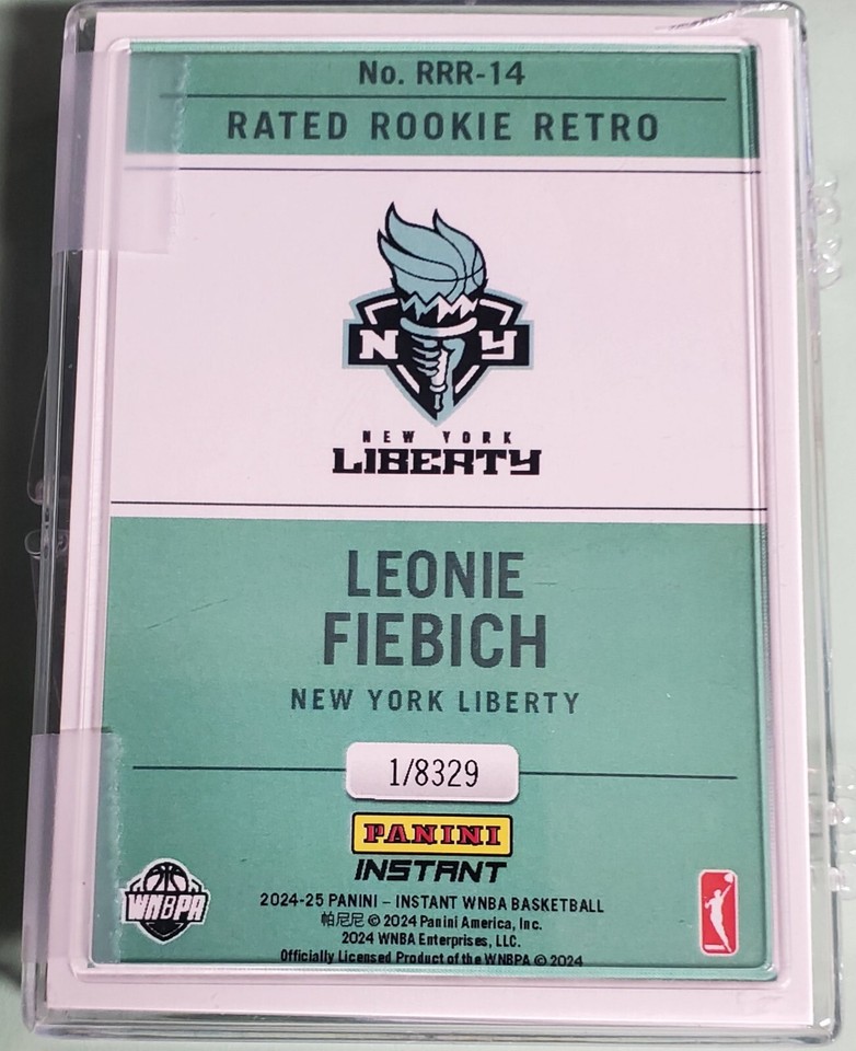 2024 Panini Instant WNBA Rated Rookies Complete Sealed Set Caitlin ...