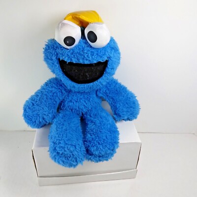 Sesame Street Plush 2021 Construction Worker Cookie Monster Hard Hat F4 ...