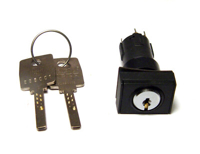 Schlüsselschalter / Schalter, 3 Positionen, Rafi 1.10 118, Kaba Micro ...